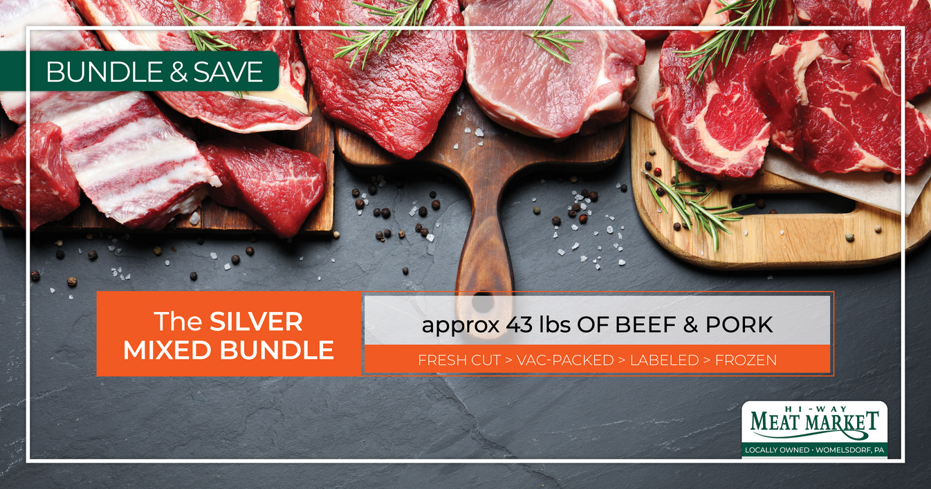 Silver Mixed Beef & Pork Bundle – HiWayMeats